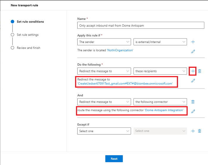 Email Flow Rule to Use the Secure Email Gateway Outbound Connector, Secure Email Gateway, Secure ...